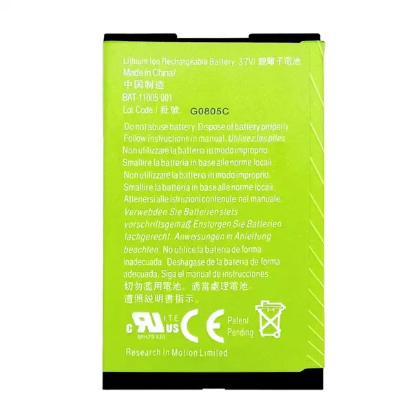 Bateria BAT-11005-001 para BlackBerry 8350i/8800/8820/8830/C-X2 ...